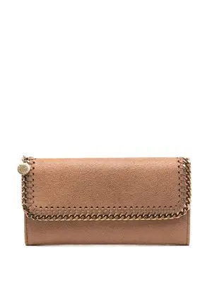 Stella McCartney Falabella Chain-link Detail Wallet - Brown