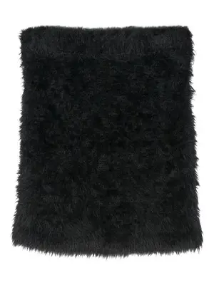 Martine Rose Hairy Brushed Mini Skirt