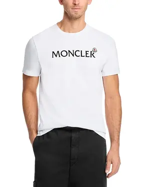 Moncler Graphic Logo Tee - White