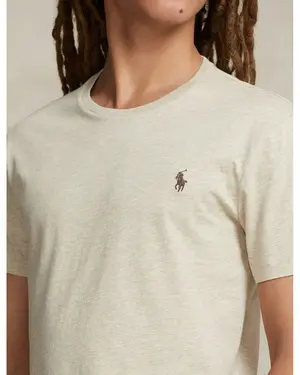 Polo Ralph Lauren Washed Solid Tee - Expedition Dune Heather