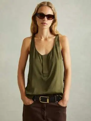 REISS Frankie Scoop Neck Vest