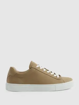 REISS Finley Nubuck Low-top Trainers