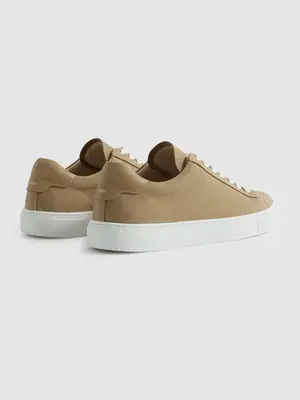 REISS Finley Nubuck Low-top Trainers