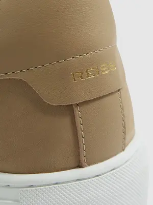 REISS Finley Nubuck Low-top Trainers