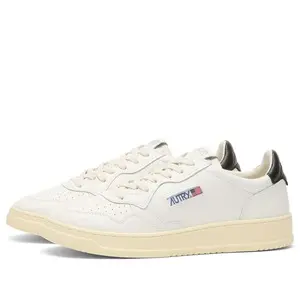 AUTRY 01 Low Leather Sneaker - Leat Wht/black