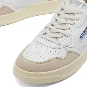 AUTRY 01 Low Leather And Suede Sneaker