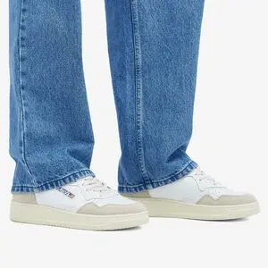 AUTRY 01 Low Leather And Suede Sneaker