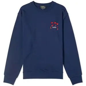 A.p.c. Valentines Logo Crew Sweat