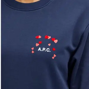 A.p.c. Valentines Logo Crew Sweat