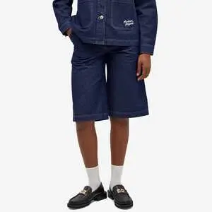 Maison Kitsuné Workwear Denim Bermuda Shorts