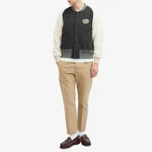 Visvim Varsity Jacket In Black - 55% Off | Editorialist