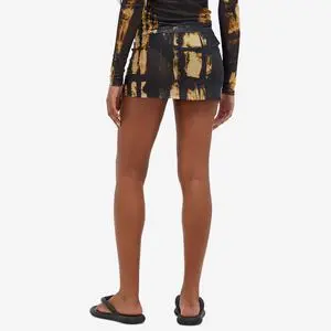 Miaou Elektra Printed Mini Skirt - Treading Brown