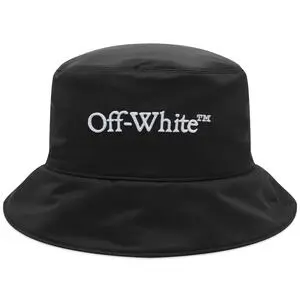 Off-White Bookish Bucket Hat - Black/white