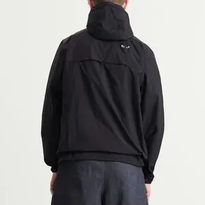 Play Comme Des Garcon X K-way Full Zip Packable Jacket - Black