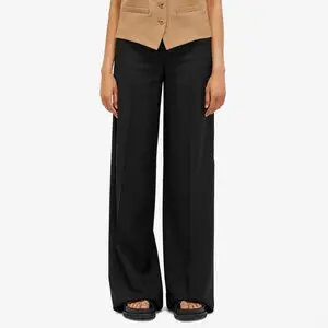 Max Mara Wide Leg Wool Trousers