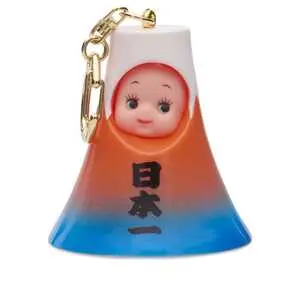BEAMS Mt Fuji Kewpie Doll Key Chain - Orange