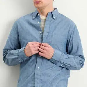 BEAMS Button Down Shirt - Chambray