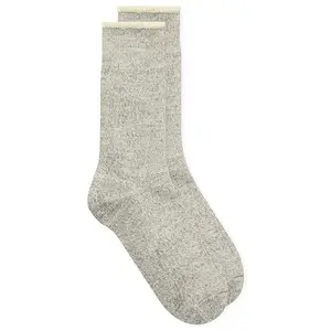 ROTOTO Double Face Socks - Mid Grey