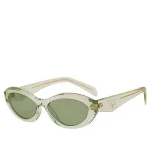 Prada 26zs Sunglasses - Transparent Mint/green