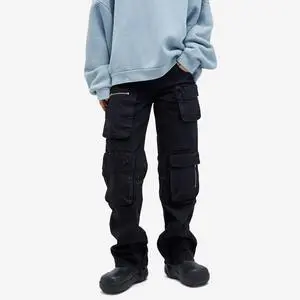 Open Yy Cargo Pocket Jeans In Black - 70% Off | Editorialist