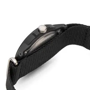 BEAMS Kanji Number Wrist Watch With Stainless Steel Case And Nylon Strap