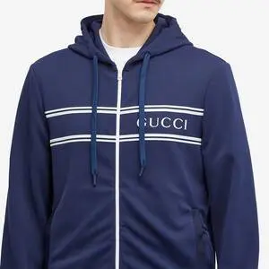 Gucci Logo Zip Hoodie