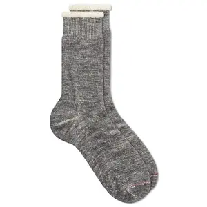 ROTOTO Double Face Crew Socks - Charcoal
