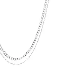 A.p.c. Minimal Chain Necklace - Silver