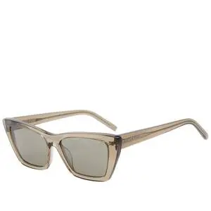 Saint Laurent Saint Laurent 276 Mica Sunglasses Brown/grey
