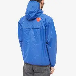 Play Comme Des Garcon X K-way Half Zip Packable Jacket
