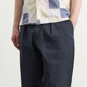 Universal Works Pleated Track Pant - Navy