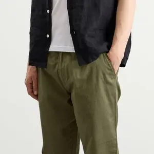 Universal Works Twill Hi Water Trousers - Light Olive