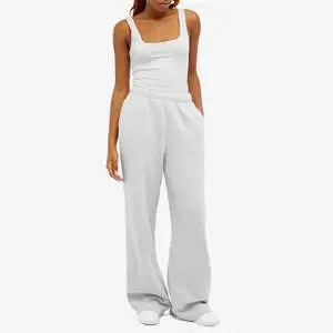 Good American Brushed Fleece Wide Leg Sweatpants