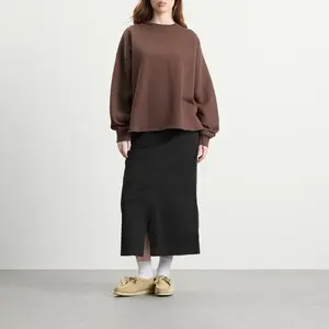 Gramicci Long Baker Midi Skirt - Black