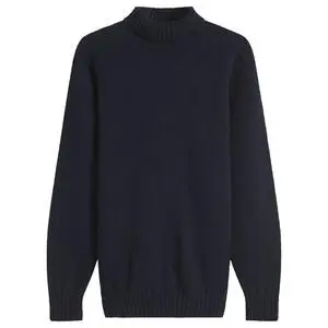 JAMIESON'S OF SHETLAND Roll Neck Knit - Dark Navy