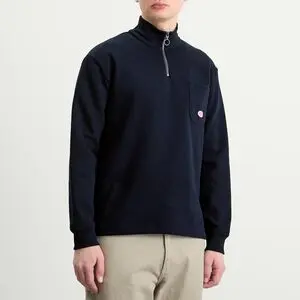 Armor Lux Half Zip Pocket Sweatshirt