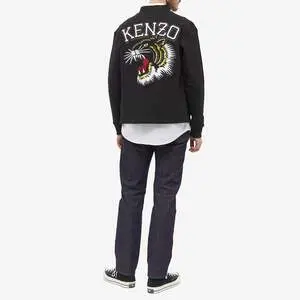 Kenzo Tiger Varsity Cardigan In Black - 70% Off | Editorialist