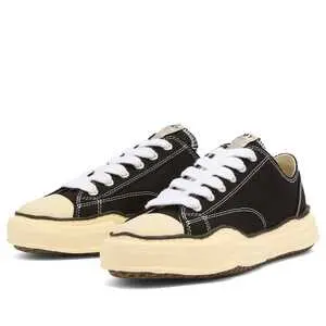 Mihara Yasuhiro Peterson Vintage Sole Low-top Sneakers - Black