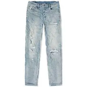 Ksubi Chitch Slim Jeans - Blue Punk Trashed