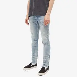 Ksubi Chitch Slim Jeans - Blue Punk Trashed