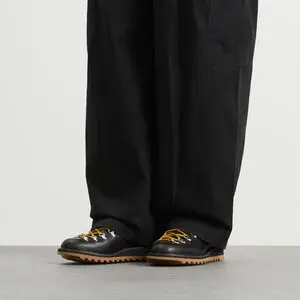 FRACAP M120 Ripple Sole Scarponcino Boots - Black
