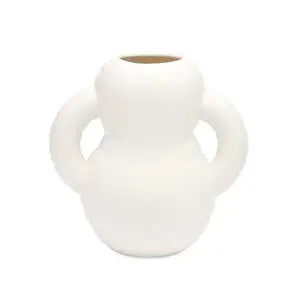 HOME STUDYO Oscar Vase - Bone White