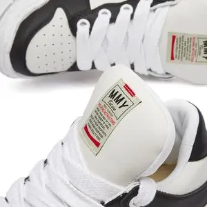 Mihara Yasuhiro Wayne Original Sole Low Leather Sneakers - Black/white