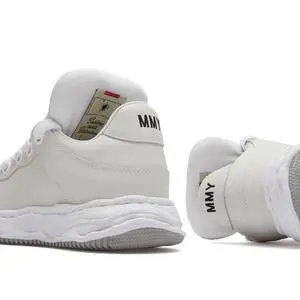 Mihara Yasuhiro Wayne Leather Sneakers - White