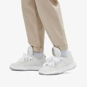 Mihara Yasuhiro Wayne Leather Sneakers - White