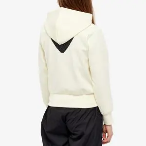 Play Comme Des Garcon Heart Full Zip Hoodie - Ivory