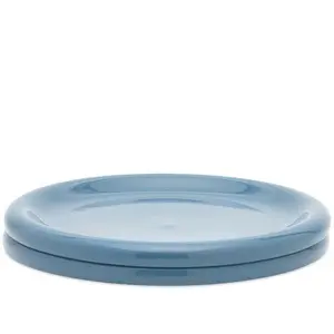 HAY Barro Dinner Plate Set Of 2 - Dark Blue