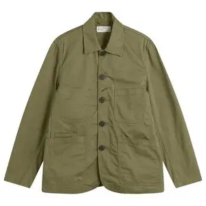 Universal Works Bakers Chore Jacket - Light Olive