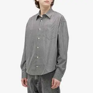 Ami Stripe Boxy Shirt