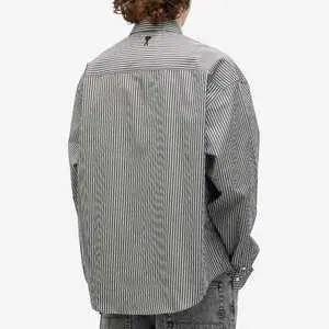 Ami Stripe Boxy Shirt